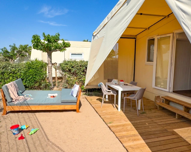 Happy Tent in vermietung in Vias Plage - Camping Le Farret